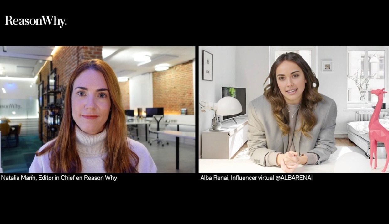 Hablamos en exclusiva con la influencer virtual Alba Renai