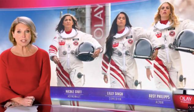 Olay envía a 5 mujeres al espacio en su campaña para la Super Bowl